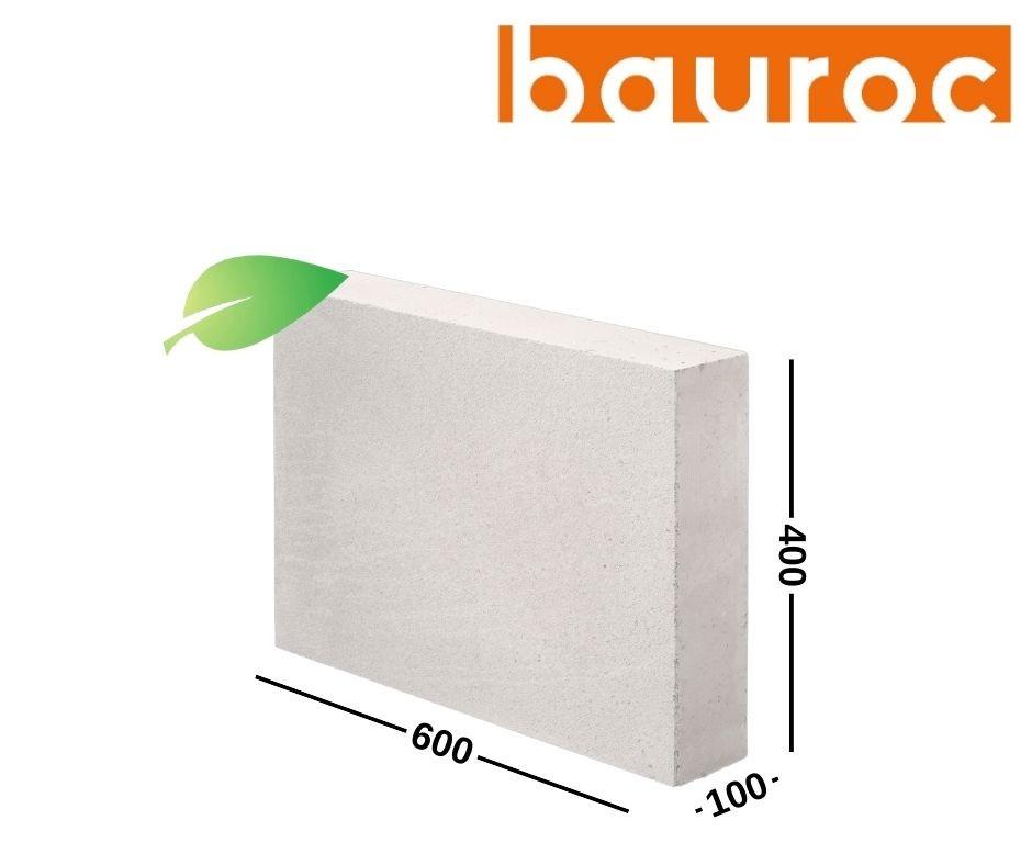 BAUROC GREEN 100 akyto betono blokeliai pertvaroms 100x4
