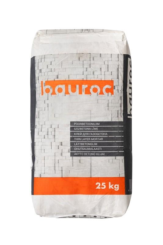 BAUROC/SILROC klijai akyto betono blokeliams, 25 kg, pil