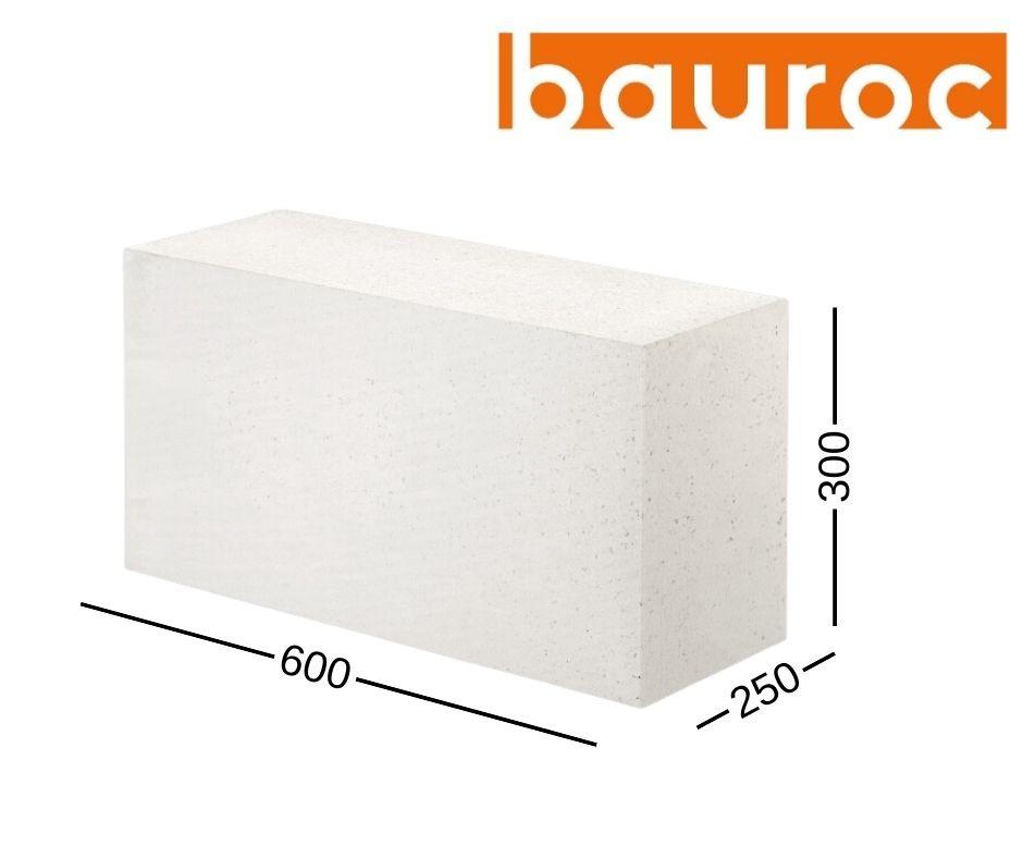BAUROC UNIVERSAL 200 akyto betono blokeliai 200x250x600