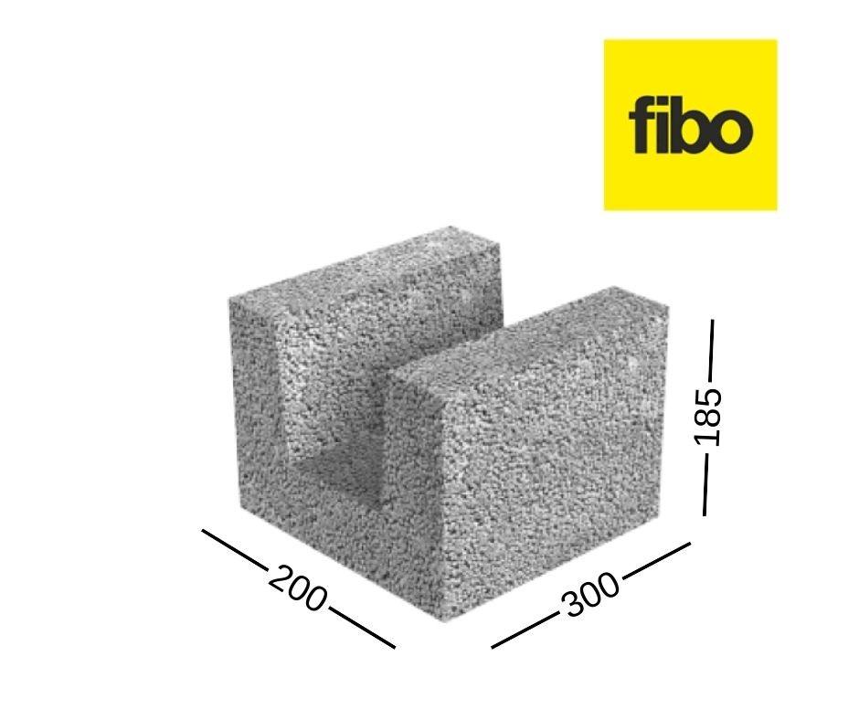 FIBO U formos blokeliai 200x185x300