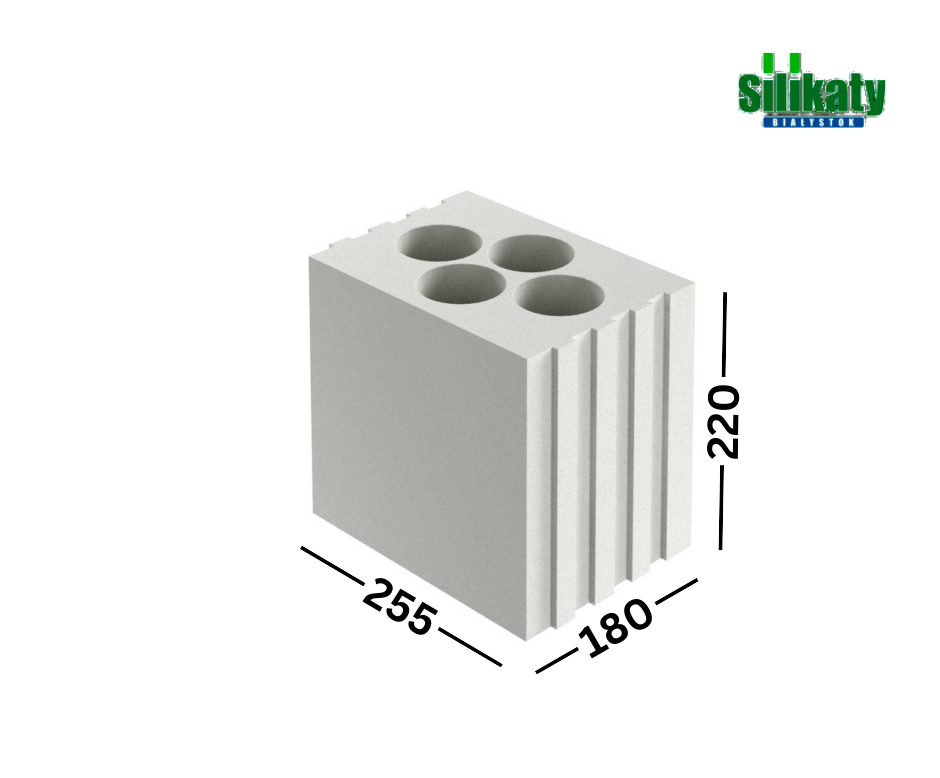 SILIKAT N18/15 180mm silikatiniai blokeliai 15MPa 180x22
