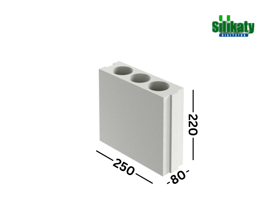 Silikatiniai blokeliai SILIKAT N8 80mm 15MPa
