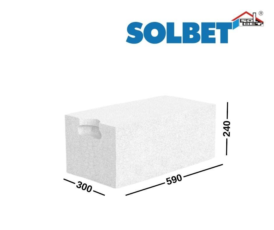 SOLBET OPTIMAL NU 300 2,5 MPa akyto betono blokeliai 300